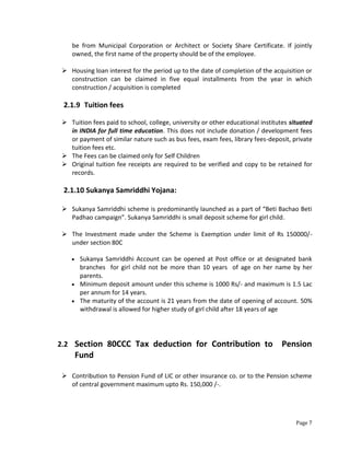 Guidelines for income tax deduction fy15 16 | PDF