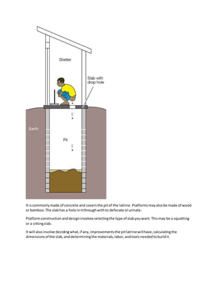 Guidelines for latrine site | DOCX | Home Appliances | Home & Garden