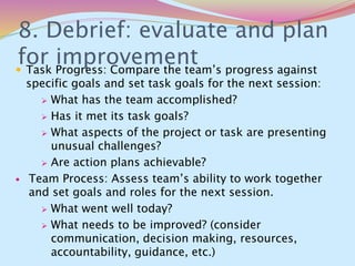 Guidelines for leadership meeting | PPTX | Business and Finance