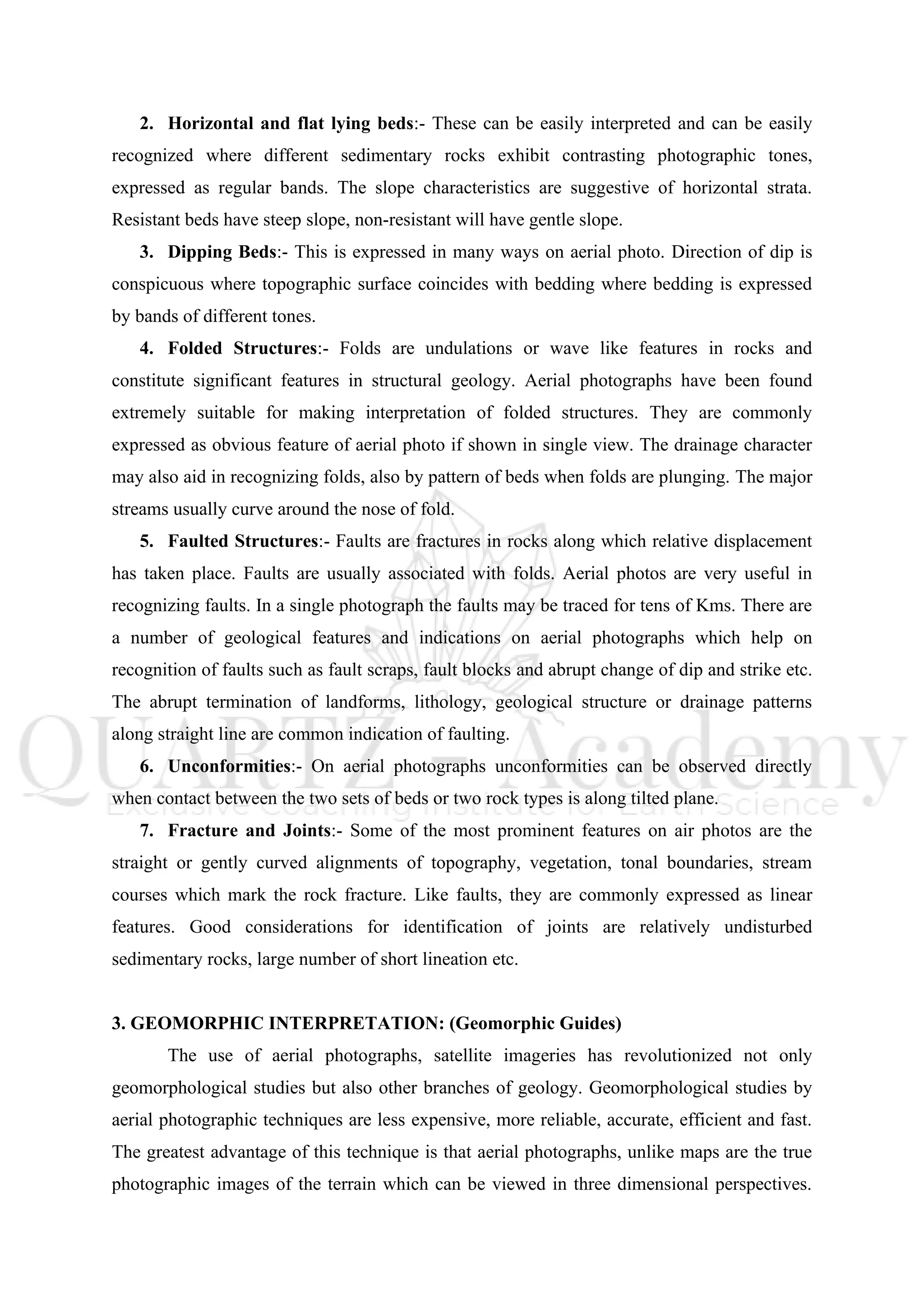 Guidelines for lithological, structural and geomorphic interpretation | PDF
