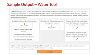 Guidelines for mainstreaming climate change and key consideration | PPT