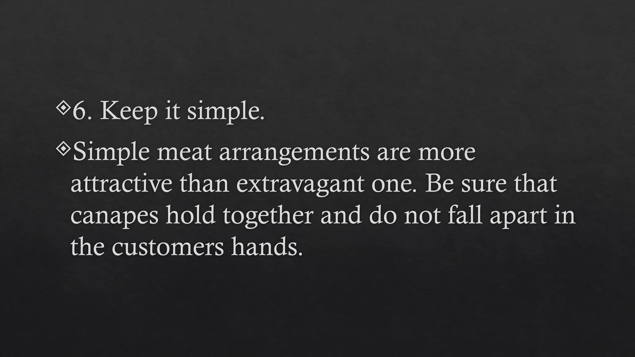 GUIDELINES FOR MAKING CANAPES.pptx...... | PPTX