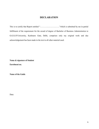 Guidelines for making project........... | DOC | Desktop Publishing ...