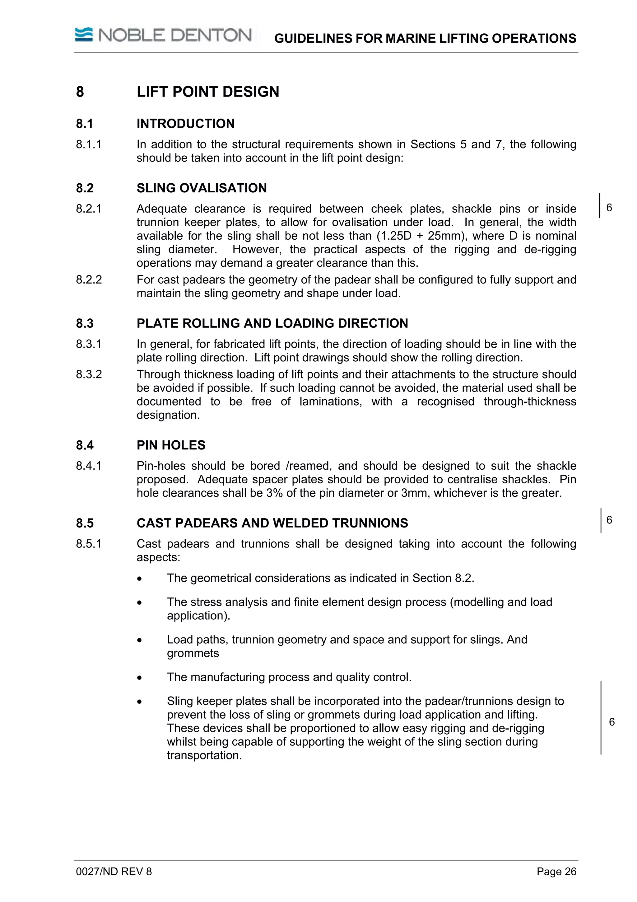 Guidelines for marine lifting operations | PDF