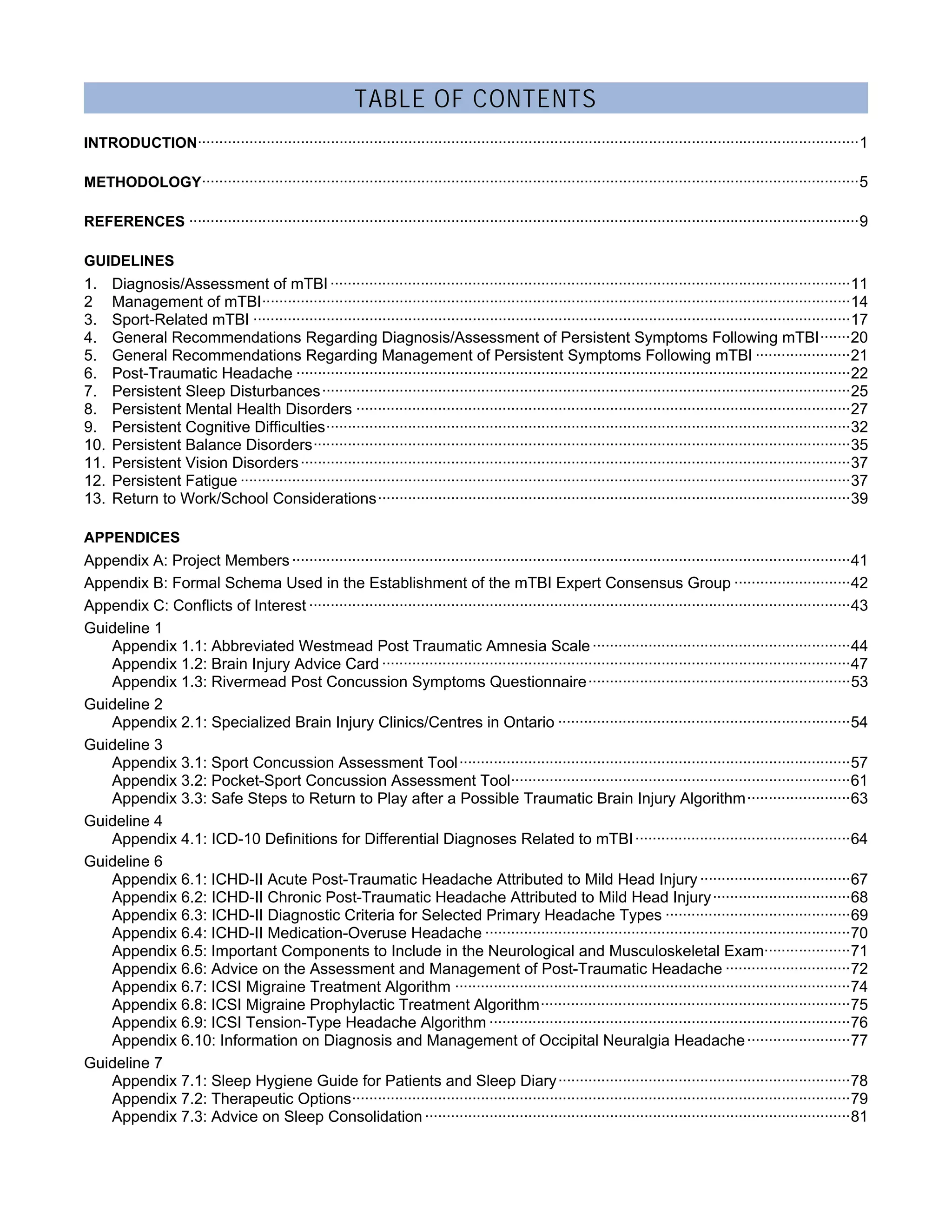 Guidelines for mild_traumatic_brain_injury_and_persistent_symptoms ...