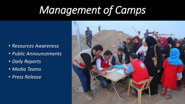 Disaster Management: Relief Camps | PPTX | Vocational Training | Careers