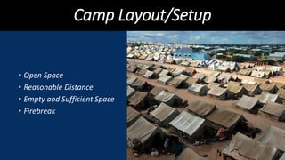 Disaster Management: Relief Camps | PPTX