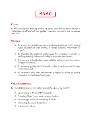 Guidelines for naac financial assistance final 28 02-2015 | PDF