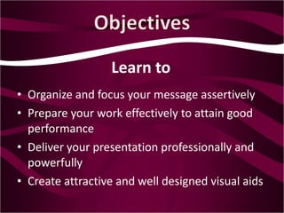 Guidelines for Oral Presentations | PPT