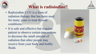 Guidelines for patients receiving radioiodine i 131 treatment | PDF
