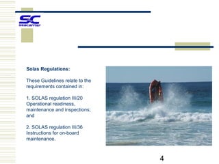 Guidelines for periodic servicing and maintenance of lifeboats | PPT