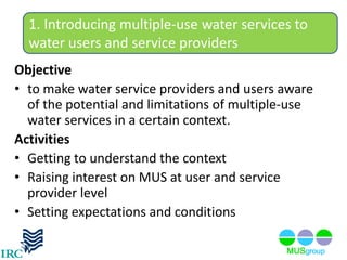Guidelines for planning and providing Multiple Use Services | PPTX