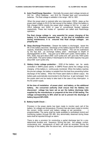 Guidelines for power plants (smps) | PDF