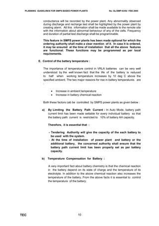 Guidelines for power plants (smps) | PDF