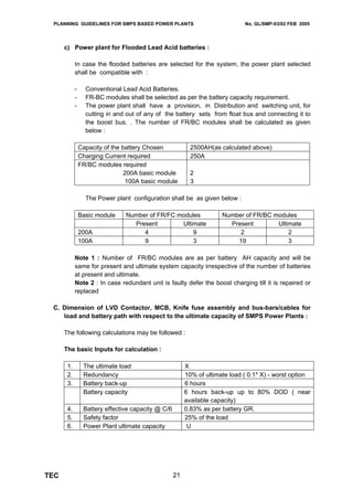 Guidelines for power plants (smps) | PDF