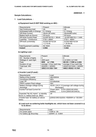 Guidelines for power plants (smps) | PDF