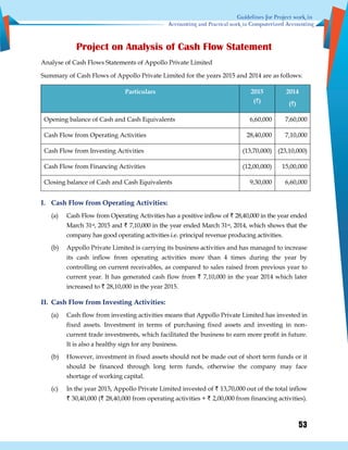 Guidelines for practical & project work in accounting | PDF