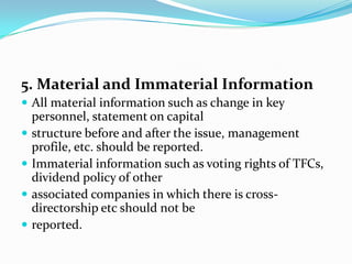 Guidelines for Preparation of Prospectus | PPTX