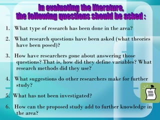 Guidelines for preparing a research proposal | PPT