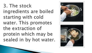 Guidelines for Preparing Stock.pptx | Cooking | Food & Drink