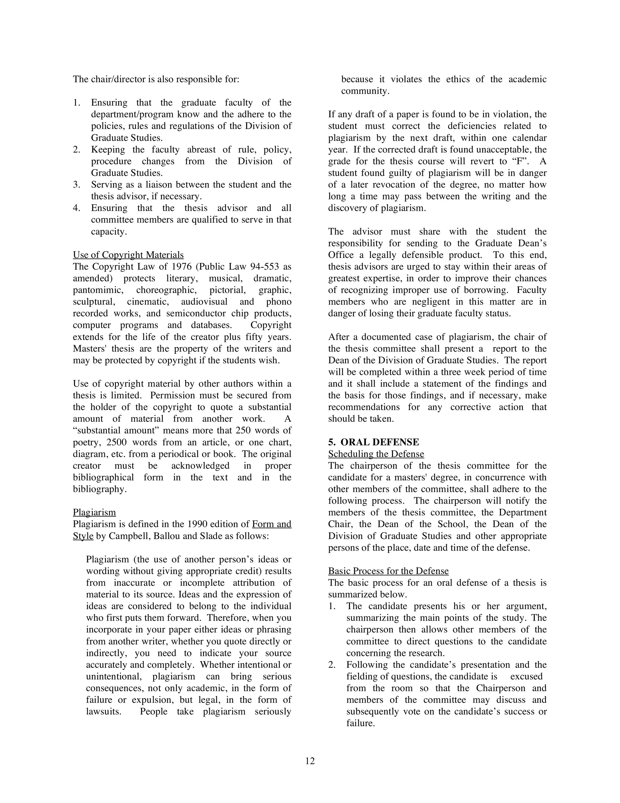 Guidelines for preparing the master´s thesis | PDF