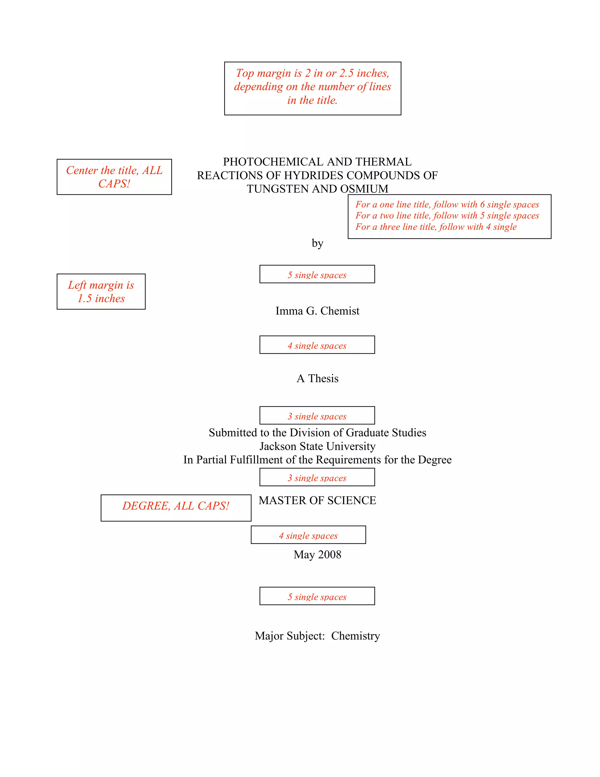 Guidelines for preparing the master´s thesis | PDF