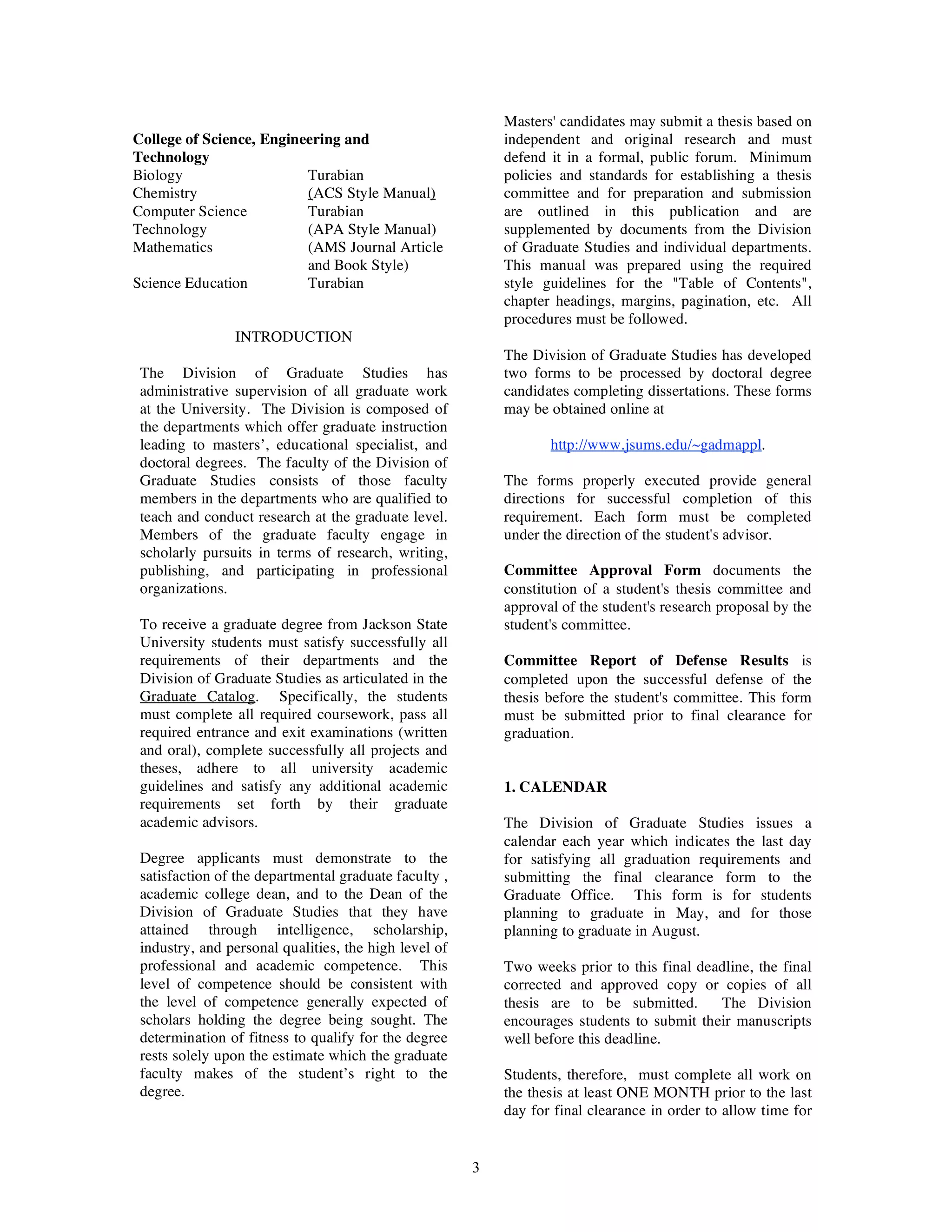 Guidelines for preparing the master´s thesis | PDF