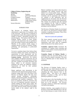 Guidelines for preparing the master´s thesis | PDF | Postgraduate ...