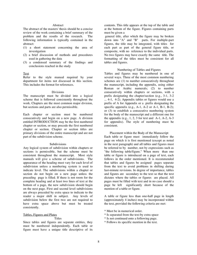 Guidelines for preparing the master´s thesis | PDF | Postgraduate Education | College Education