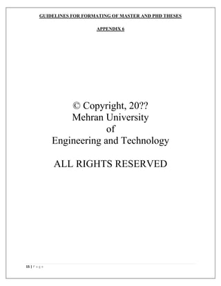 Guide lines for preperation of thesis reviewed - 27-3-2018 | PDF