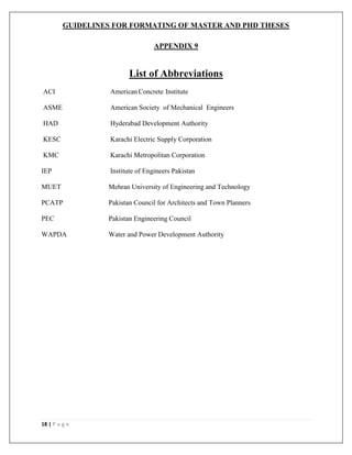 Guide lines for preperation of thesis reviewed - 27-3-2018 | PDF