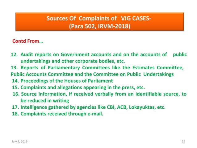 Guide lines for Presenting Officers of Departmental Inquiry in Railways ...