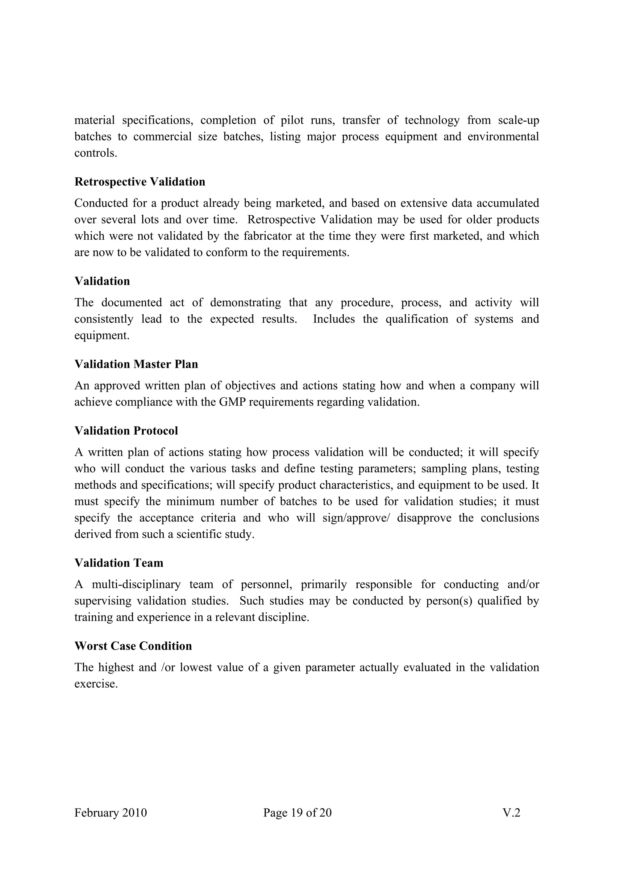Guidelinesfor processvalidationofpharmaceuticaldosageforms | PDF