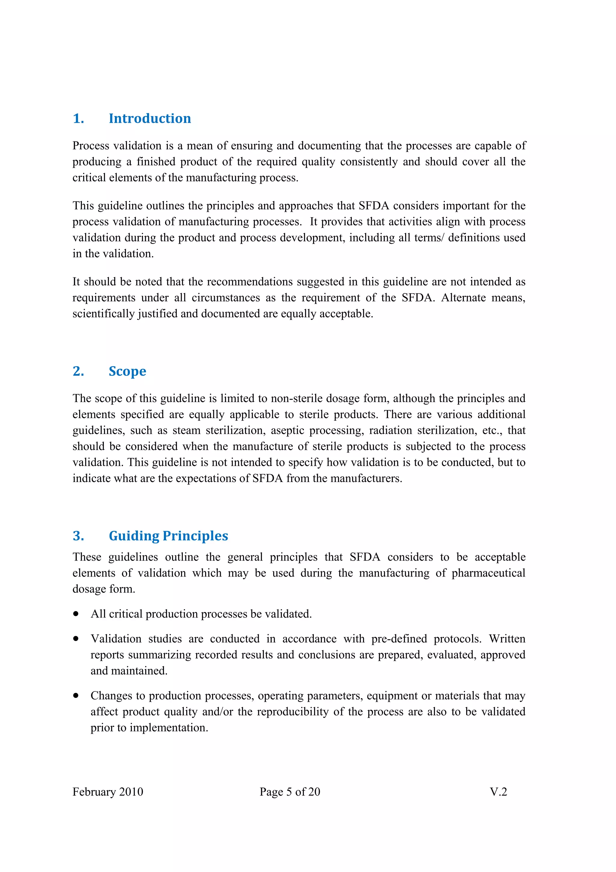 Guidelinesfor processvalidationofpharmaceuticaldosageforms | PDF