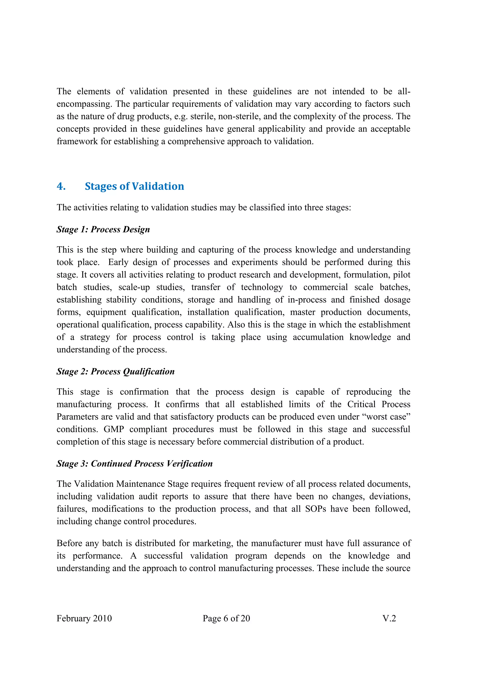 Guidelinesfor processvalidationofpharmaceuticaldosageforms | PDF