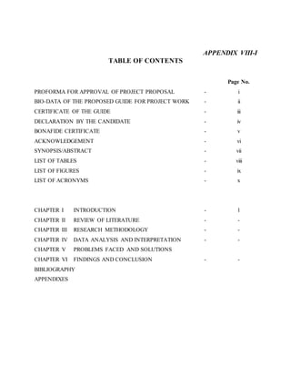 Guidelines for project | DOCX