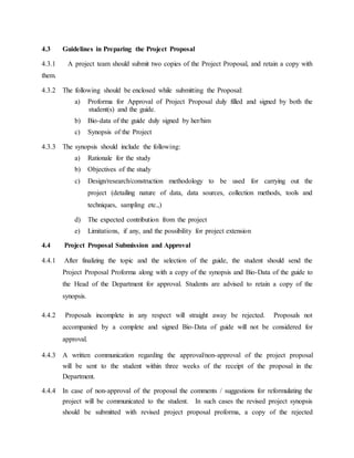 Guidelines for project | DOCX