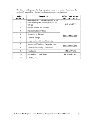 MBA VIVA-VOCE GUIDELINES | PDF
