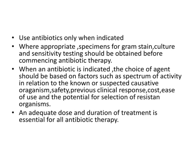 GUIDELINES FOR RATIONAL USE OF ANTIBIOTICS AND SURGICAL.pptx ...