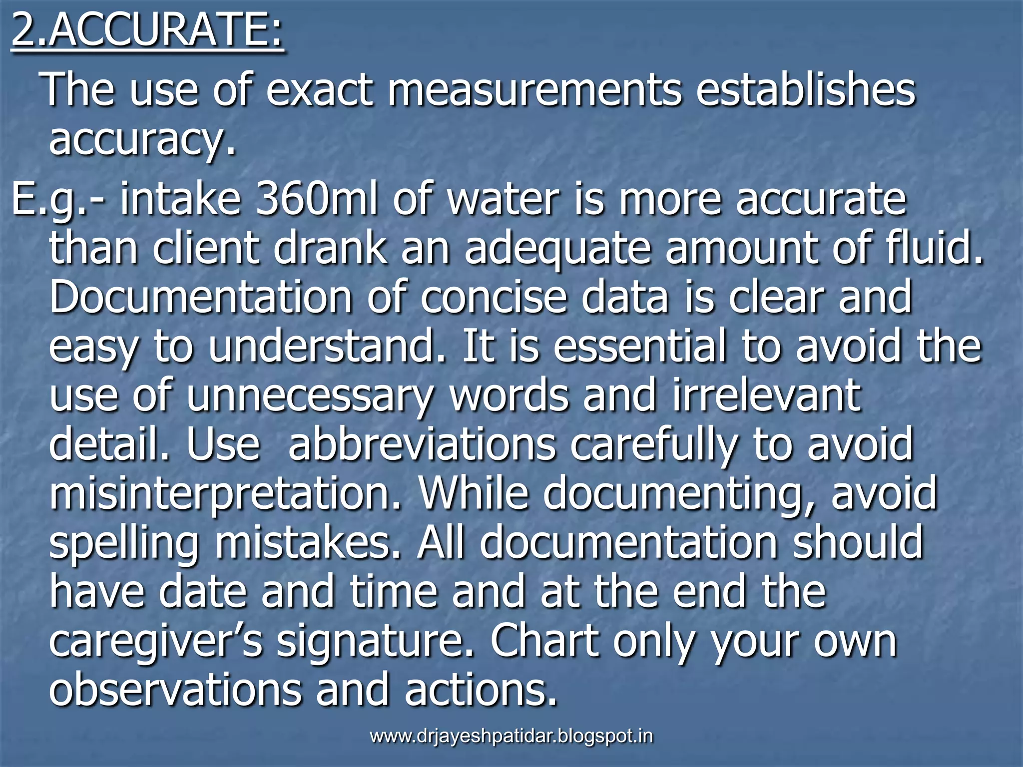 Guidelines for recording and reporting | PPSX