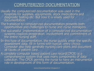 Guidelines for recording and reporting | PPSX