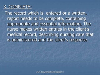 Guidelines for recording and reporting | PPSX