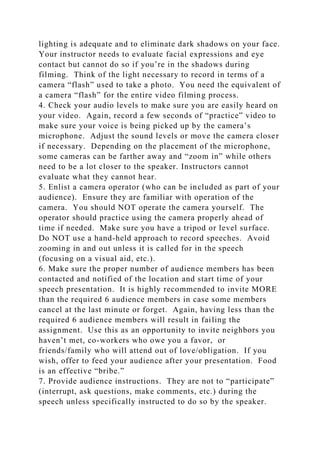 Guidelines for Recording SpeechesUse the list below as a chec.docx