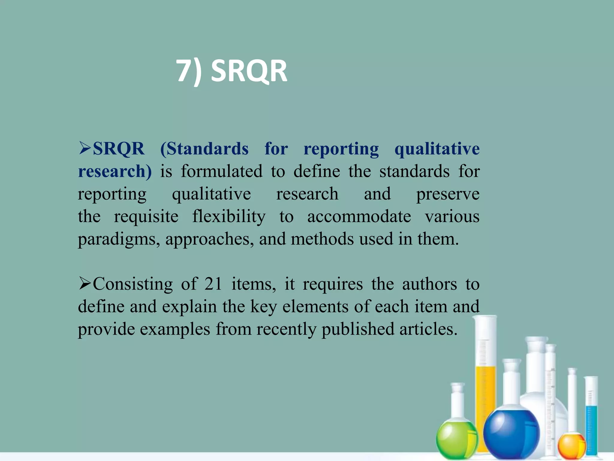 Scientific Studies Reporting Guidelines | PPTX