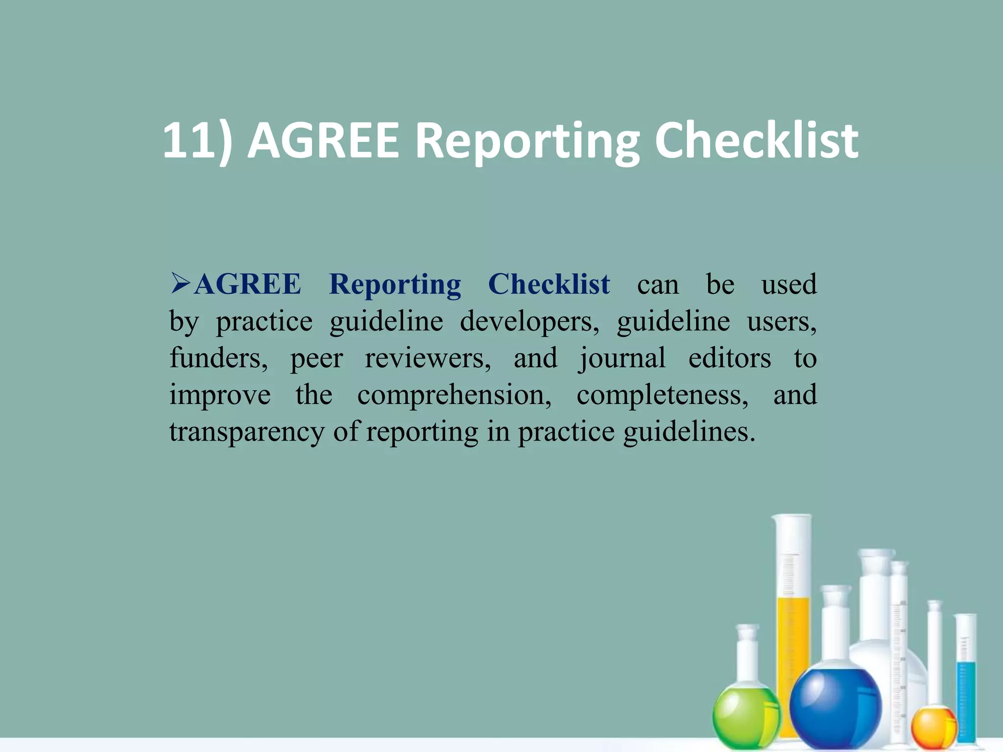 Scientific Studies Reporting Guidelines | PPTX