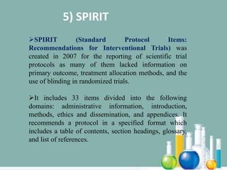 Scientific Studies Reporting Guidelines | PPTX