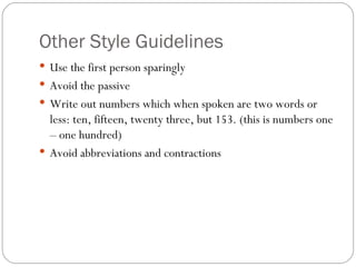 Guidelines For Research Paper | PPT