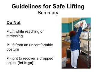 Guidelines for safer lifting | PPT