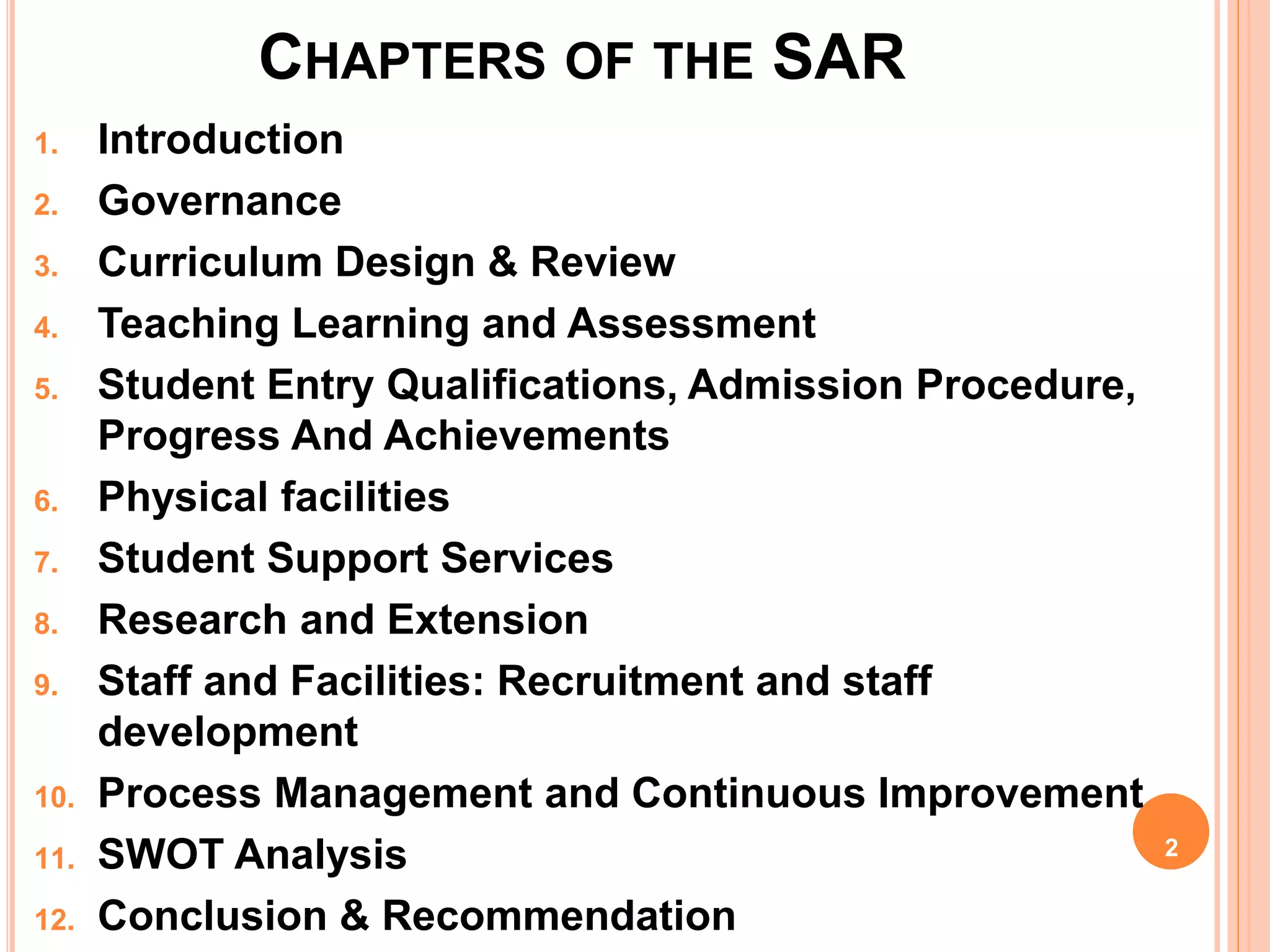 Guidelines for SAR Writing | PPT