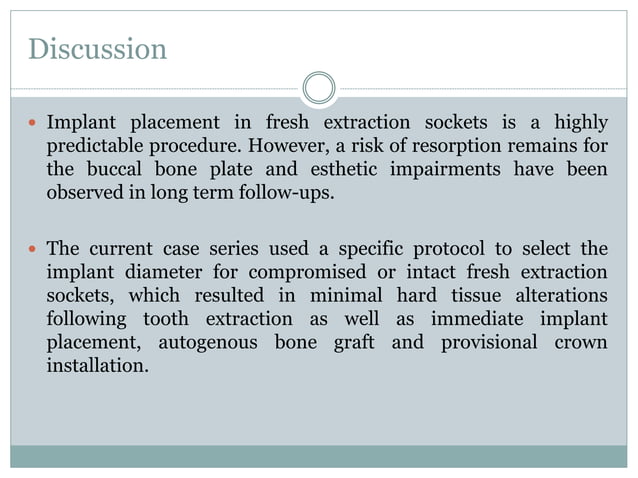 Guidelines for selecting the implant diameter | PPTX | Dental Health ...